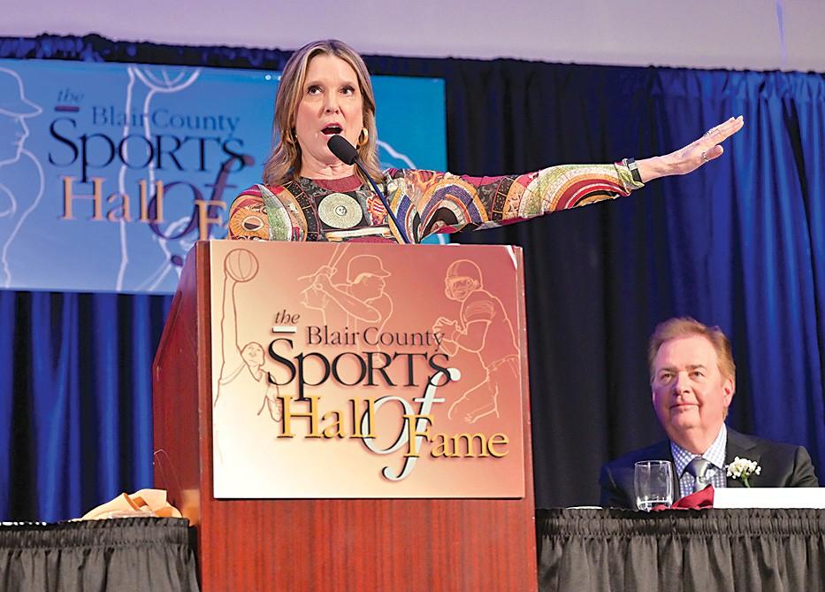 HOF Visit Inspires Hannah Storm - Blair County Sports Hall of Fame